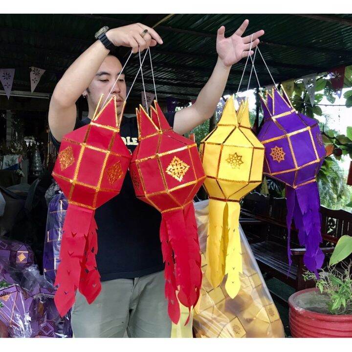 โคมล้านนา โคมแปดเหลี่ยม โคมเชียงใหม่ | Lazada.co.th