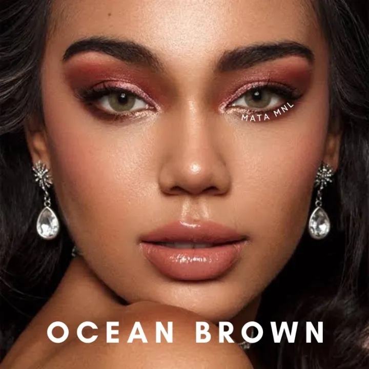 Ocean Brown Soft Contact Lens MATA MNL | Lazada PH