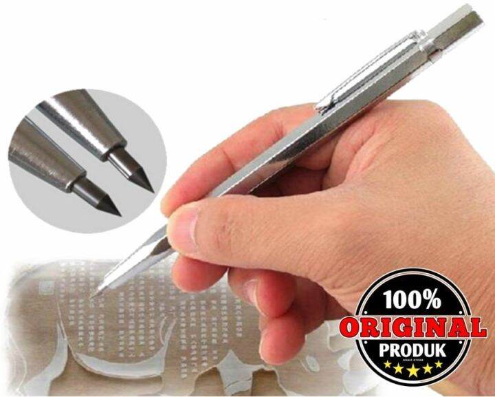 tungsten tip penggores besi baja keramik marking pen mata carbide ...