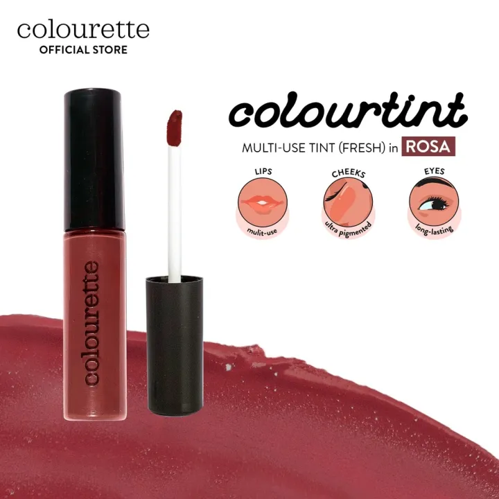 Colourette Colourtint in Rosa (Fresh) [Long-Lasting Matte Lip Tint ...