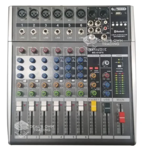IMIX MS-610FX 6 Channel Passive Mixer | Lazada PH