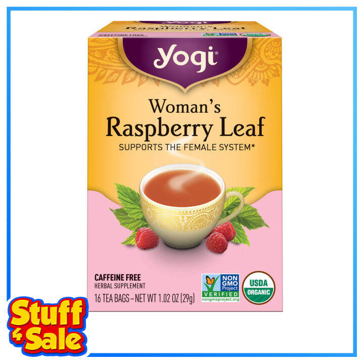 Yogi Woman's Raspberry Leaf 16 Tea Bags Caffeine Free | Lazada PH