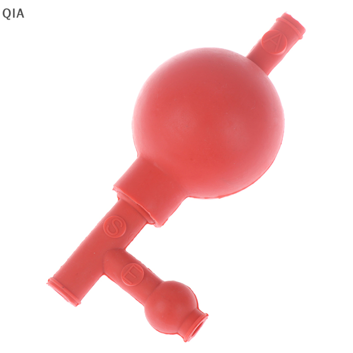 QIA Lab Rubber Suction Bulb Safe Pressure Quantitative Pipette Filler ...