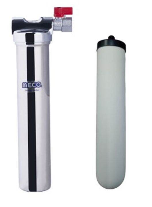 MECO SUS304 UNDER SINK WATER FILTER C/W 1/2" MINI BALL VALVE & MECO ...