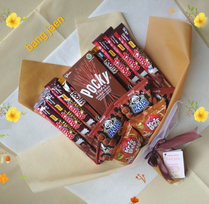 BUCKET SNACK VARIANT COKLAT BUCKET WISUDA MURAH DAN CANTIK | Lazada ...