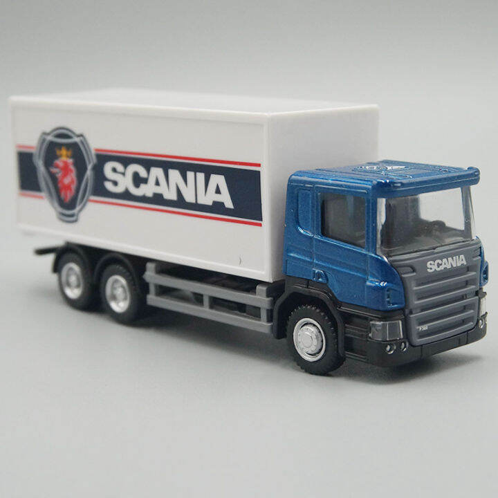 Ready Stock 1:64 Diecast Car Model Toy Scania P-Series Container Truck ...