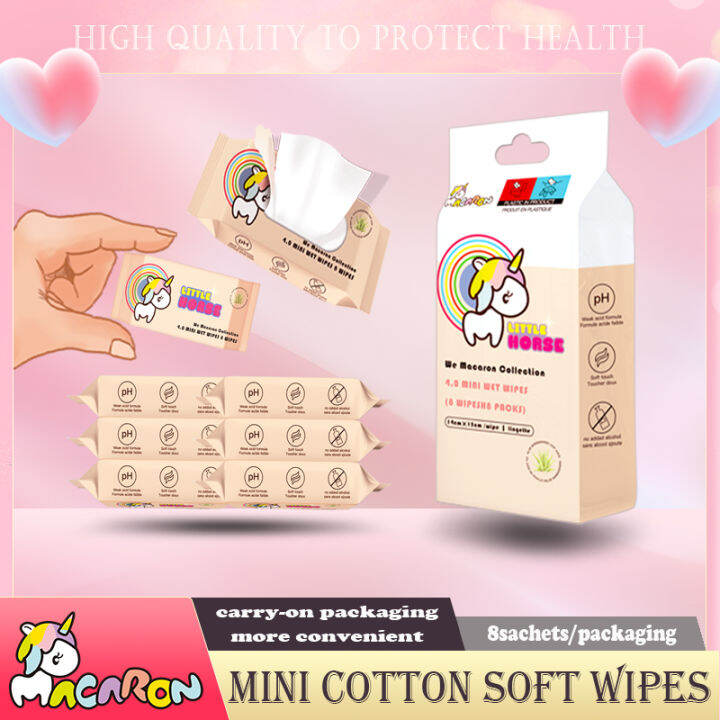 8in1 Set Baby Wipes Mini Multipurpose wipe Easy to carry Outdoor Travel ...