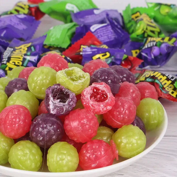 Ukraine Imports Rusheng Sour Candy Candy Fruit Juice Sandwich Hard ...