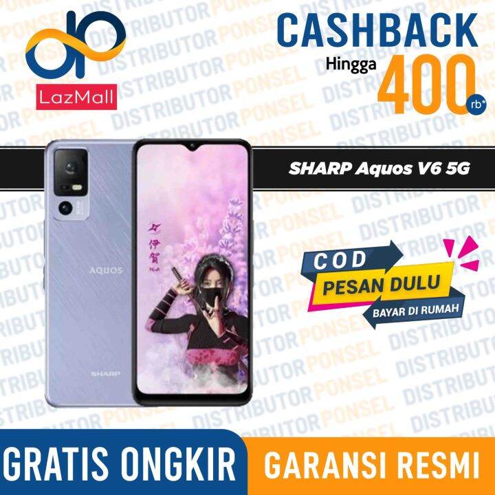 SHARP Aquos V6 5G 4/128 GB Garansi Resmi | Lazada Indonesia
