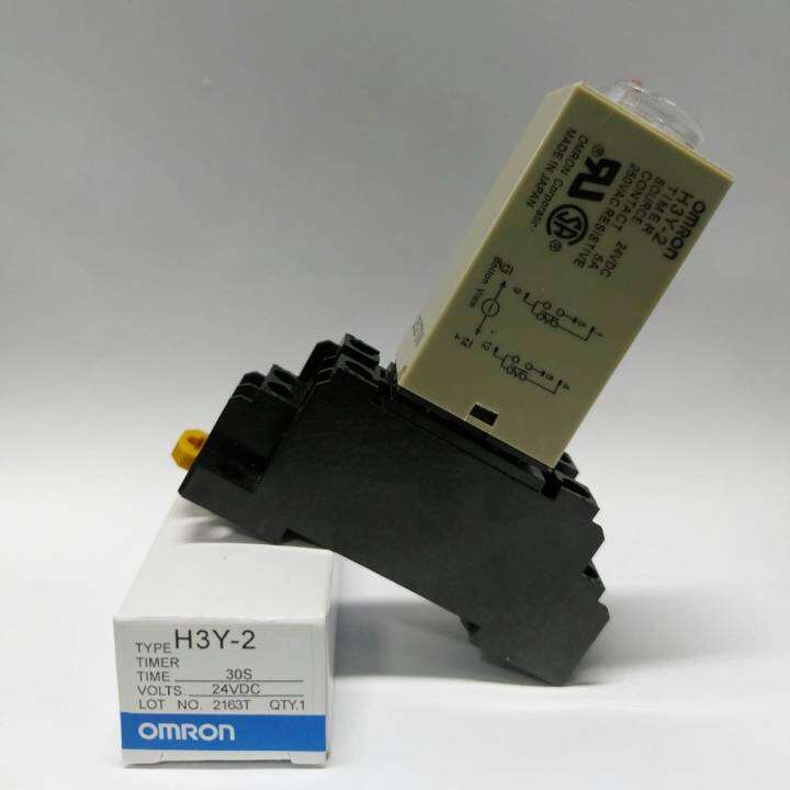 Timer Omron H3Y-2 (24V) 30S+Socket | Lazada.co.th