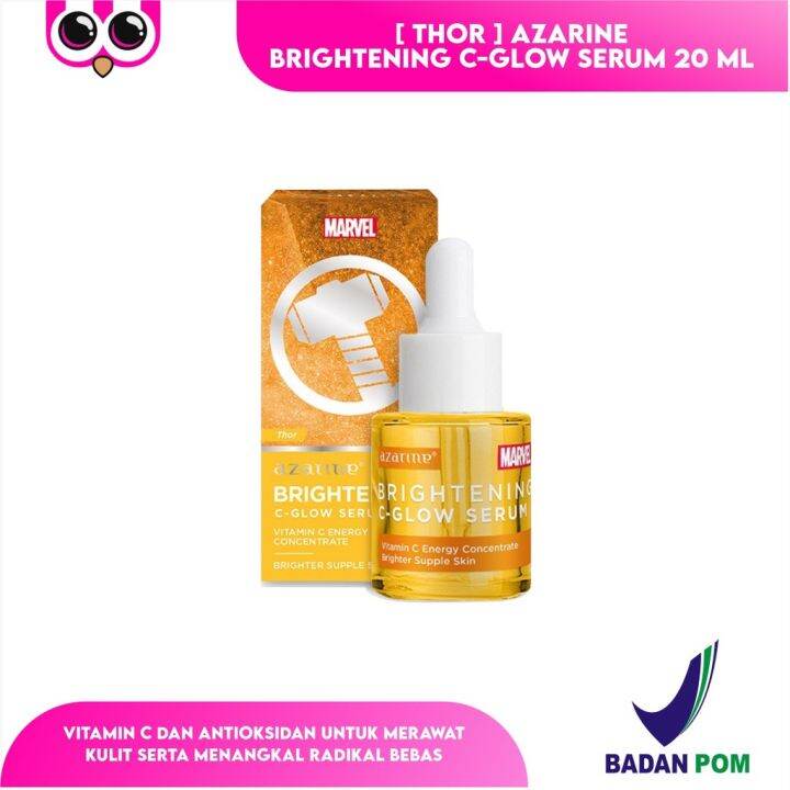 [ THOR ] AZARINE BRIGHTENING C-GLOW SERUM 20 ML / SERUM WAJAH MARVEL ...