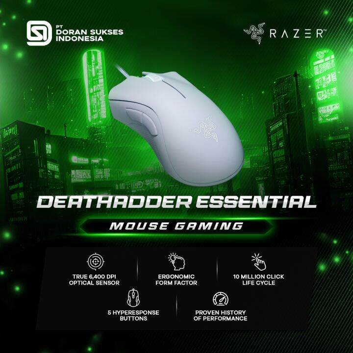 Razer DeathAdder Essential Mouse Gaming | Lazada Indonesia