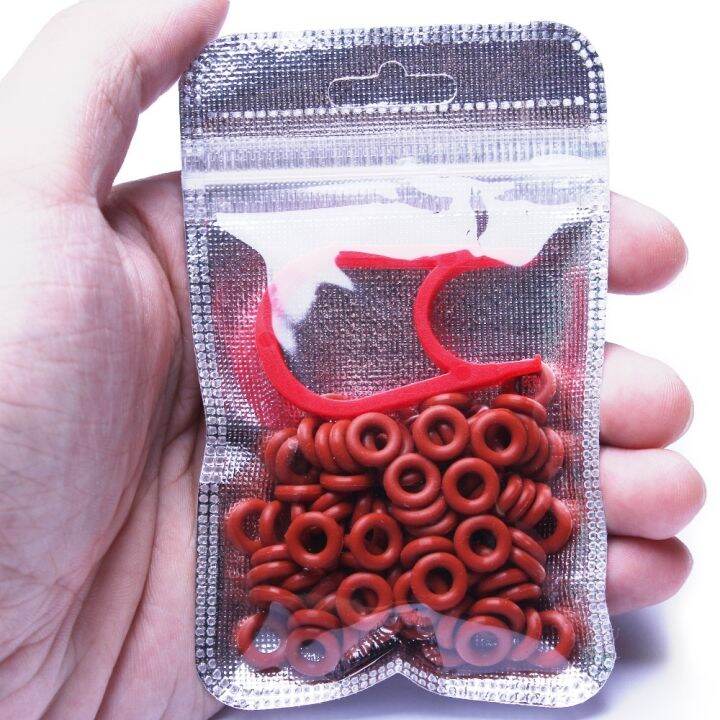 109PcsสีแดงKeycapsยางO-Ringสวิตช์Dampenersแดงเข้มสำหรับCherry MX ...