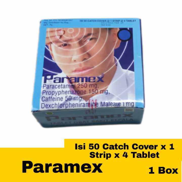 Paramex Tablet Obat Sakit Kepala Isi 50 Strip | Lazada Indonesia