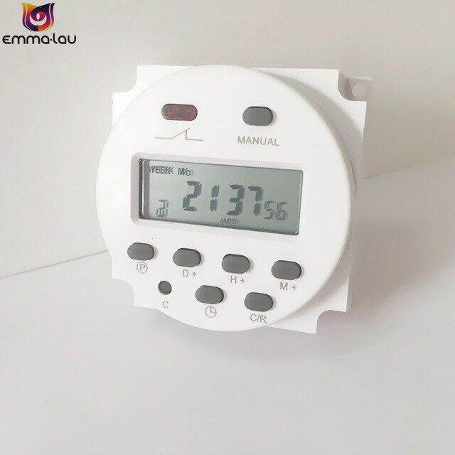 Digital Lcd Electronic Daily Weekly Programmable Timer 220v 110v 24v ...