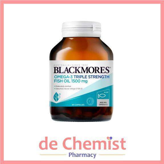 Blackmores Omega-3 Triple Strength Fish Oil 1500mg 60's | Lazada