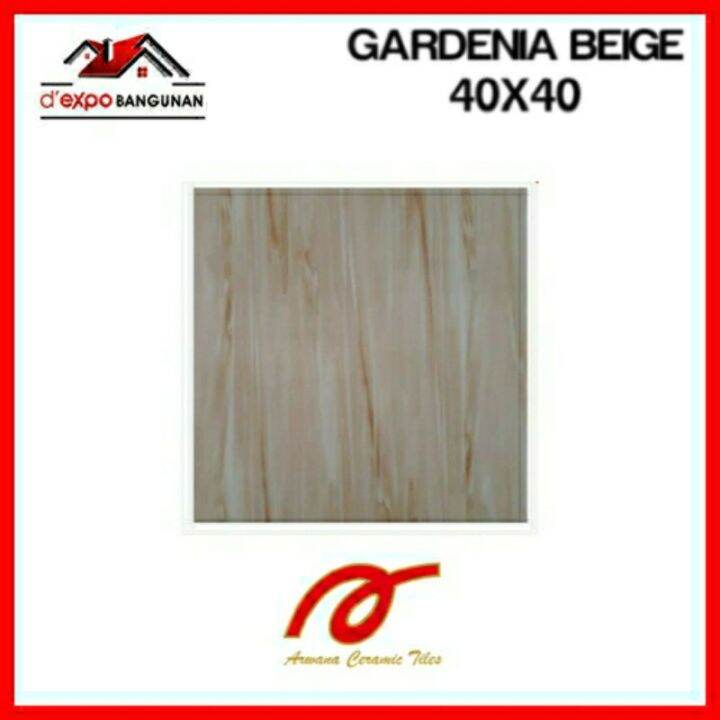 KERAMIK LAN ARWANA GARDENIA BEIGE 40X40 | Lazada Indonesia