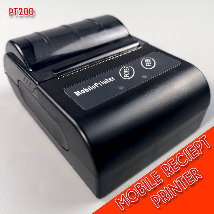 PT200 Mobile Bluetooth Thermal Receipt Printer | Lazada PH