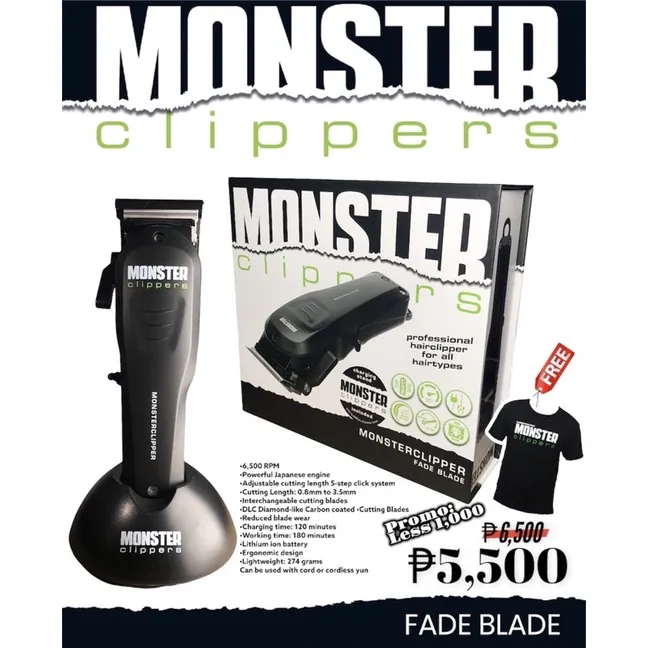 Philippine spot MONSTER CLIPPERS Fade Blade | Lazada PH