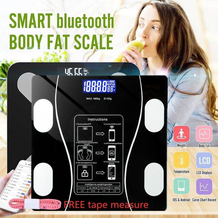 CC Personal Care Body Fat scale Digital Human Weight Scales Floor ICD ...
