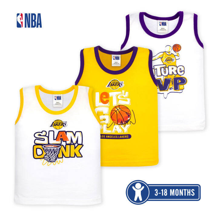 NBA Baby - 3-piece Sando (Lets Go Play- Lakers) | Lazada PH