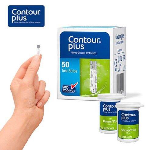 ⭐CONTOUR PLUS Test Strips (50Sheets/100Sheets)- compatible with CONTOUR ...