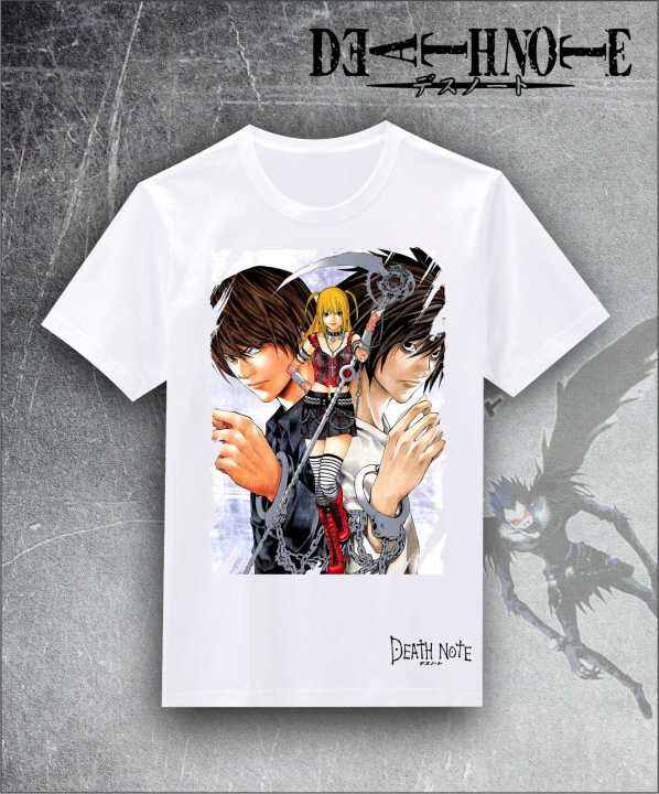 death note, ryuk, L, K, anime shirt, death note shirt | Lazada PH