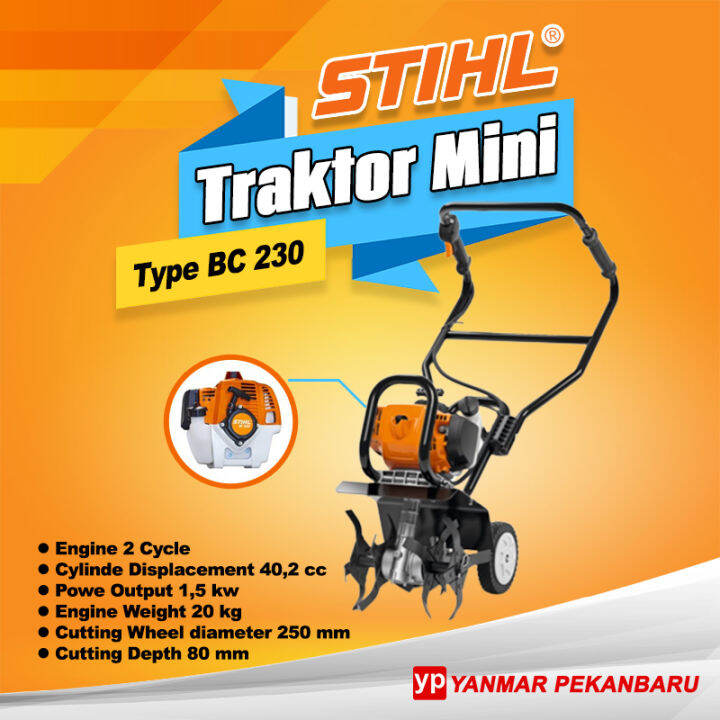 Mesin Traktor Bajak Tanah / Cultivator STIHL BC 230 | Lazada Indonesia