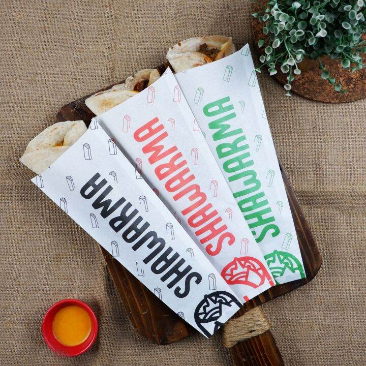 Shawarma Wrapper Gen2 Design (100pcs) Greaseproof Paper | Lazada PH