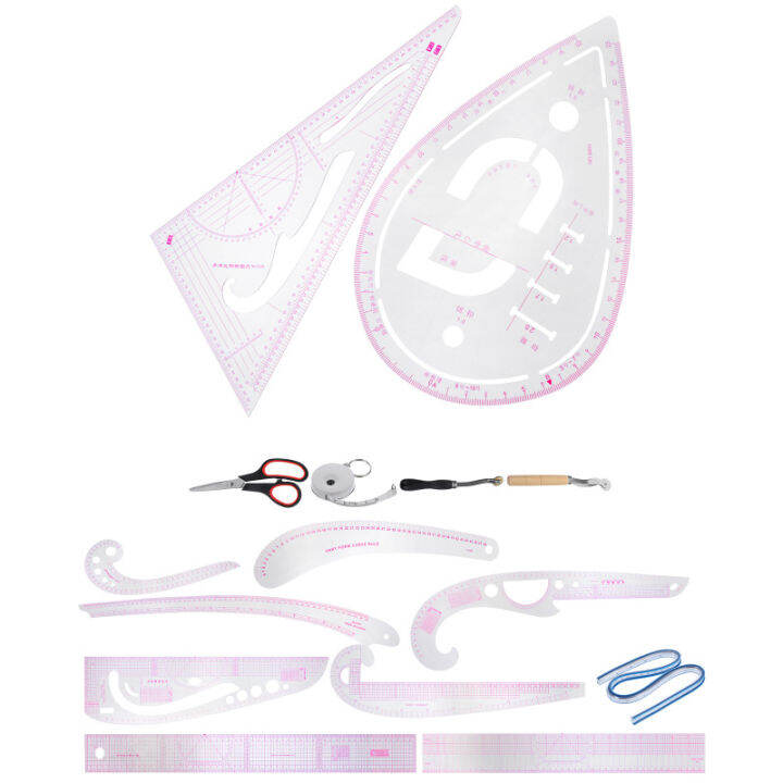 Chaoshihui 1 Set Sewing Ruler French Curve Ruler Tailor Ruler ...