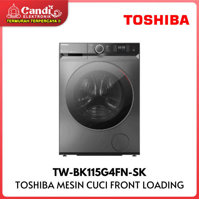 TOSHIBA Mesin Cuci Front Loading Kapasitas 10,5 KG Origin Inverter TW-BK115G4FN-SK | Lazada ...