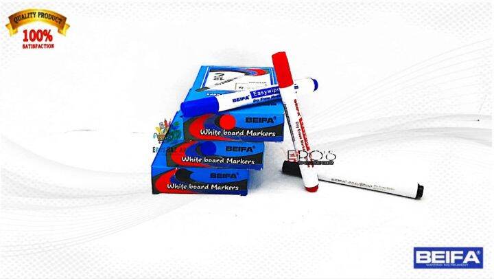 Beifa Whiteboard Marker Disposable Set of 12 -1Box | Lazada PH