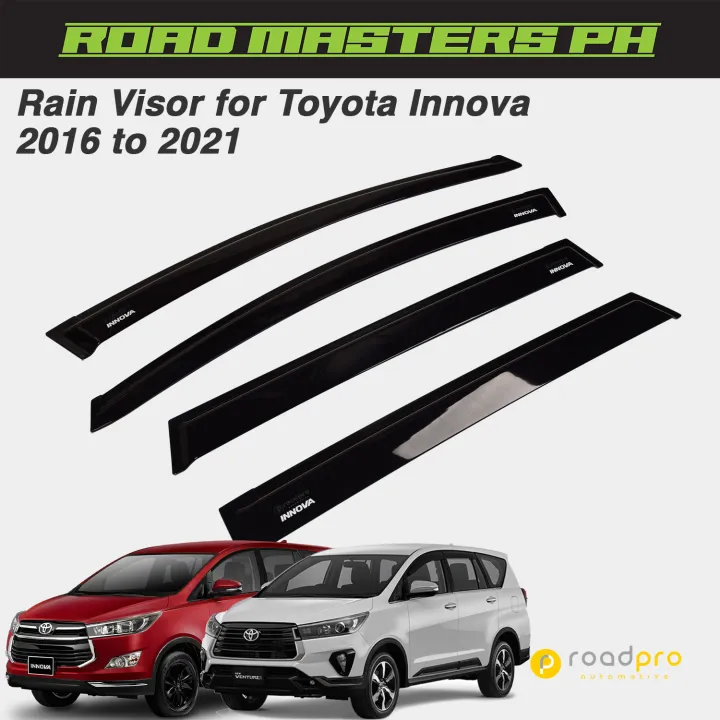 ROADPRO Window Rain Guard Visor for Toyota Innova 2016-2021 | Lazada PH