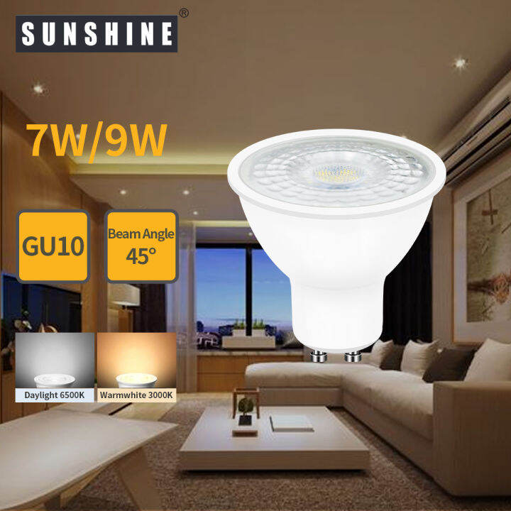 SUNSHINE LED Spotlight Bulb GU10 (Beam angle 45degree) 7W / 9W ...