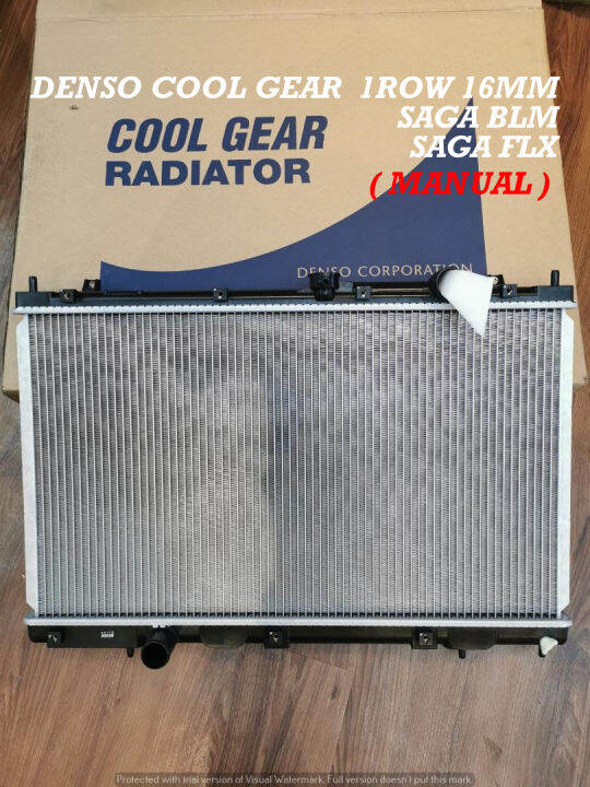 100%DENSO COOL GEAR RADIATOR SAGA BLM,FL,FLX(MANUAL)(261470-0080) | Lazada