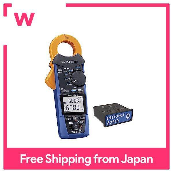 HIOKI AC/DC Clamp Meter CM4371-90 Wireless Adapter Z3210 Set AC/DC 600A ...