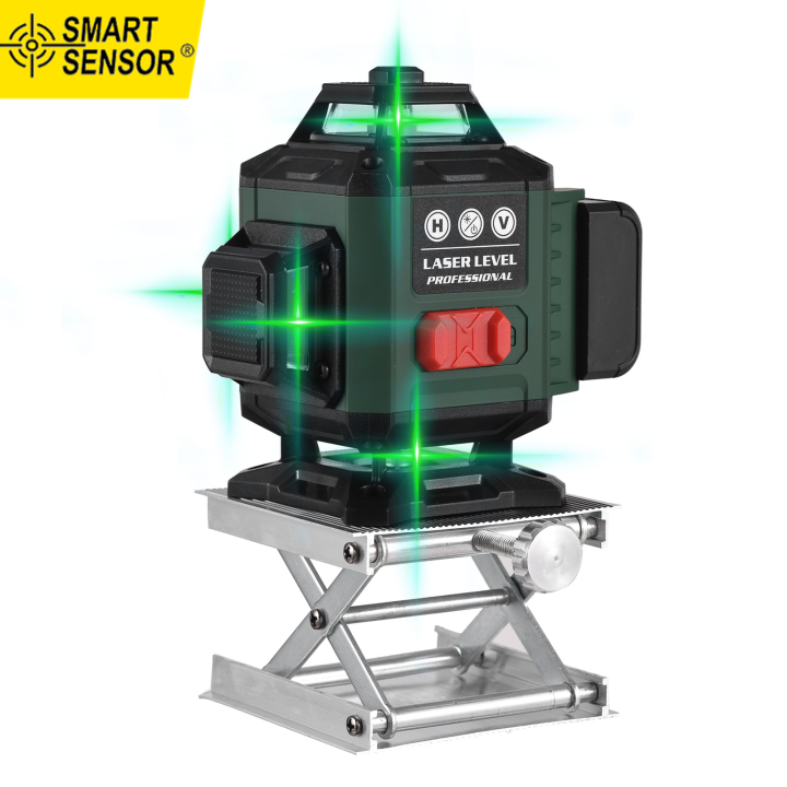 Smart Sensor Laser Level Meter Multifunctional 4*360° 16 Lines Laser ...