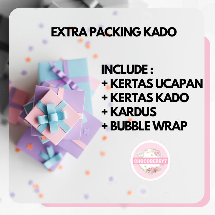 Extra Packing Kado - Jasa Packing Tambahan untuk Hadiah dengan Bungkus ...