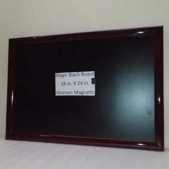 Magic Black Board Maroon 18 in. x 24 in. Chalk Board Magnetic | Lazada PH