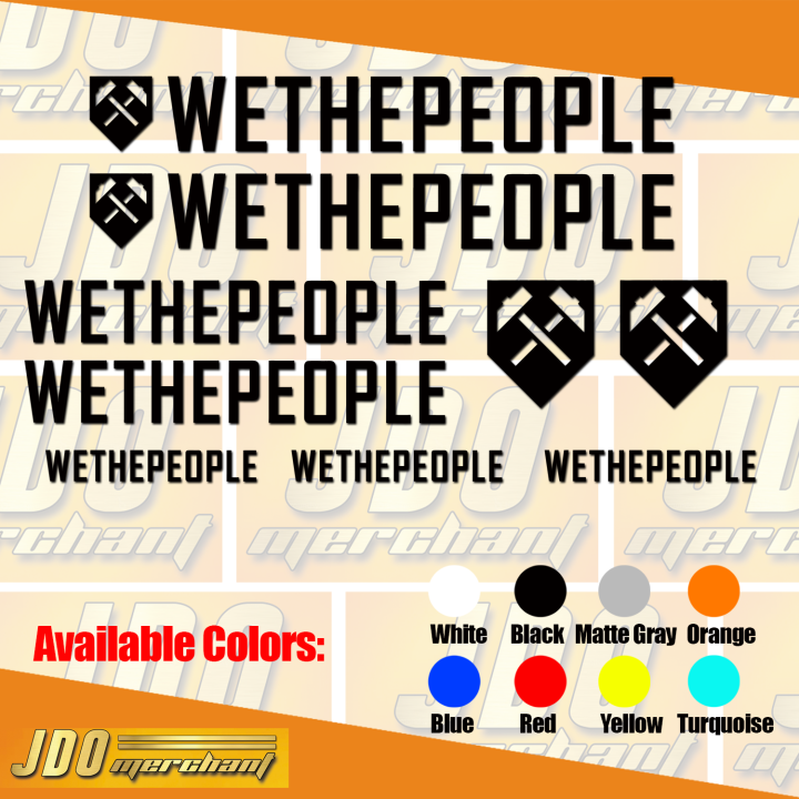 Wethepeople BMX Bike Sticker Vinyl Decals | Lazada PH