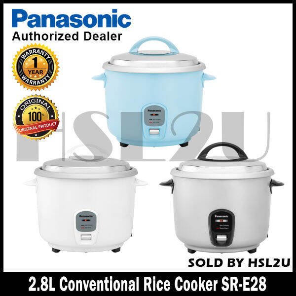 Panasonic Large 2.8L Conventional Rice Cooker SR-E28 SR-E28LSKN / SR ...