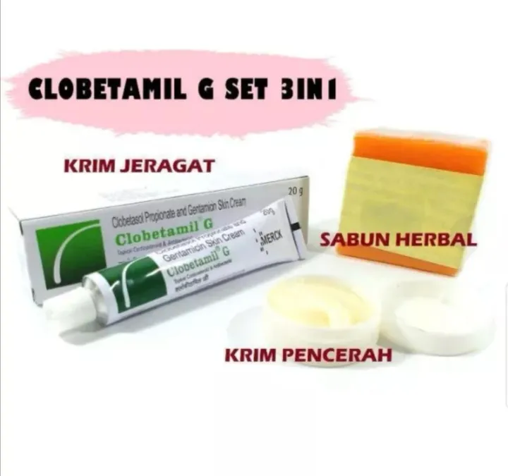 Set Jeragat 3 In 1 Krim Panjang Krim Bulat Sabun 100% original | Lazada