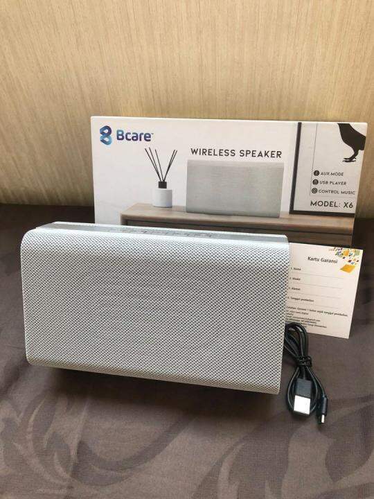 SPEAKER WIRELESS BCARE X6 | Lazada Indonesia