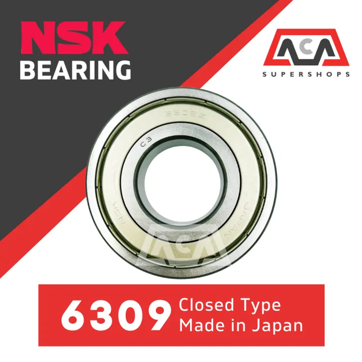 NSK Original bearing 6309ZZ Double Sealed | Lazada PH