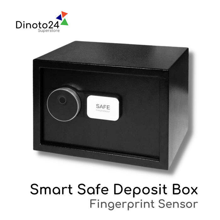 Smart Brankas Baja Mini Safety Box With Alarm and Fingerprint Elektrik ...