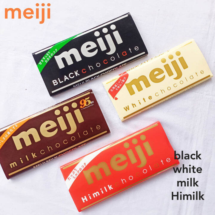 Meiji Chocolate Bar (Black, White, Milk, Himilk) | Lazada PH