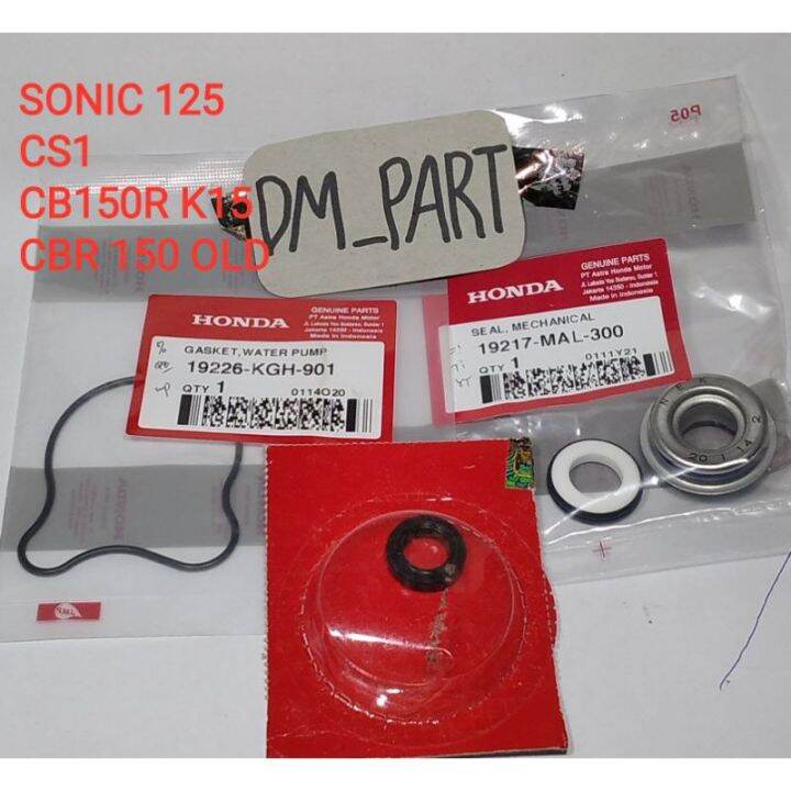 ORING SIL OIL SEL SEAL MEKANIKAL MAL PACKING WATER PUMP SET CBR150 CB150R SONIC CS1 125 K15 k45 ...
