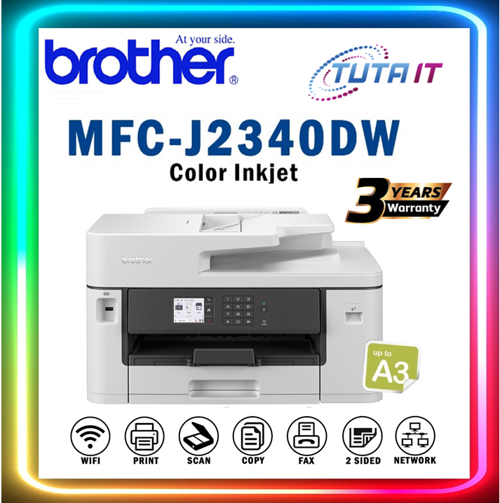 Brother MFC-J2340DW Inkjet Printer | Lazada