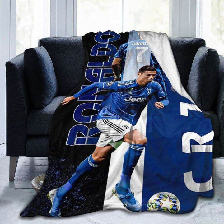 2023 in stock CR7 Cristiano Ronaldo Football Custom Sofa Blanket Ultra-Soft And Warm Throw ...