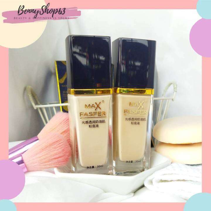 🍀พร้อมส่ง🍀 รองพื้น Max Fasfer รองพื้นหน้าเงา ผิวฉ่ำ โกลด์ | Lazada.co.th